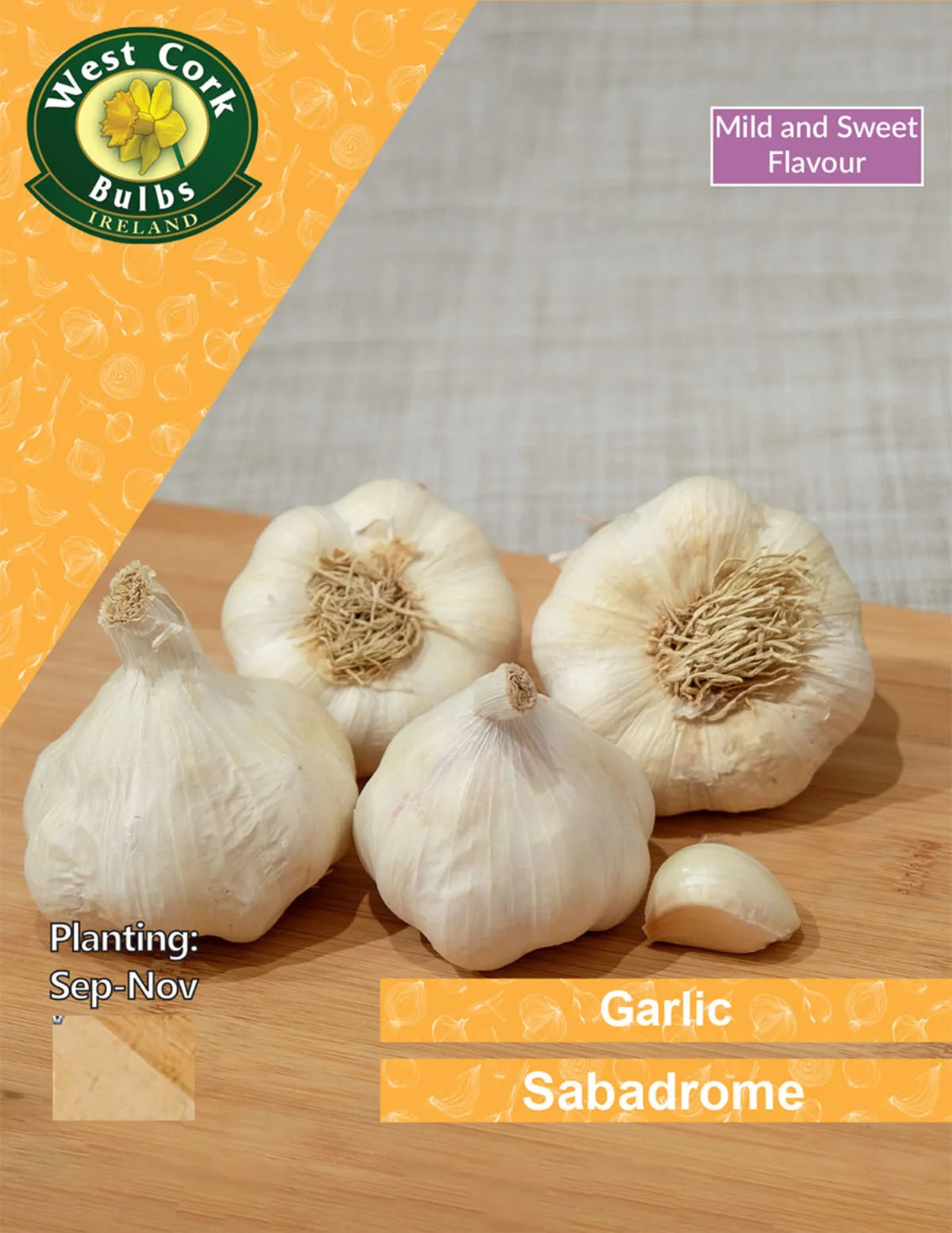 Sabadrome Garlic Bulbs Ireland | Autumn Planting Garlic – Seeds Ireland