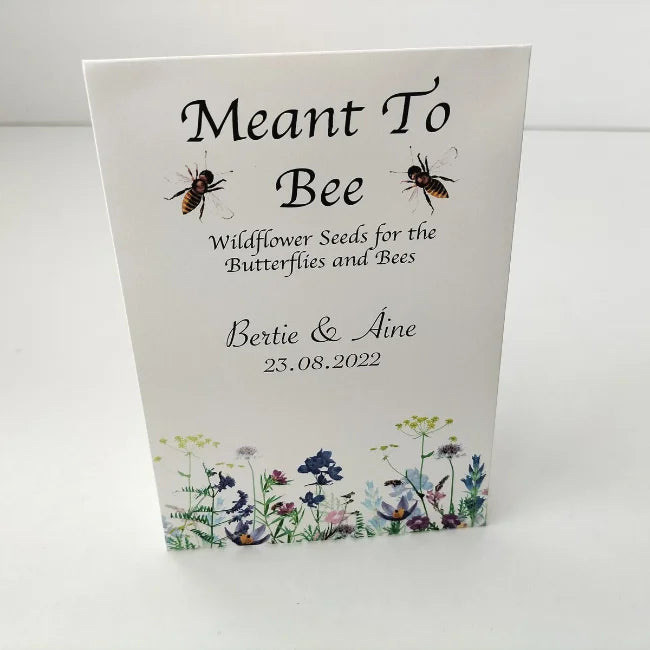 Personalised Wedding Seed Favours | Custom Seed Packs For Weddings ...